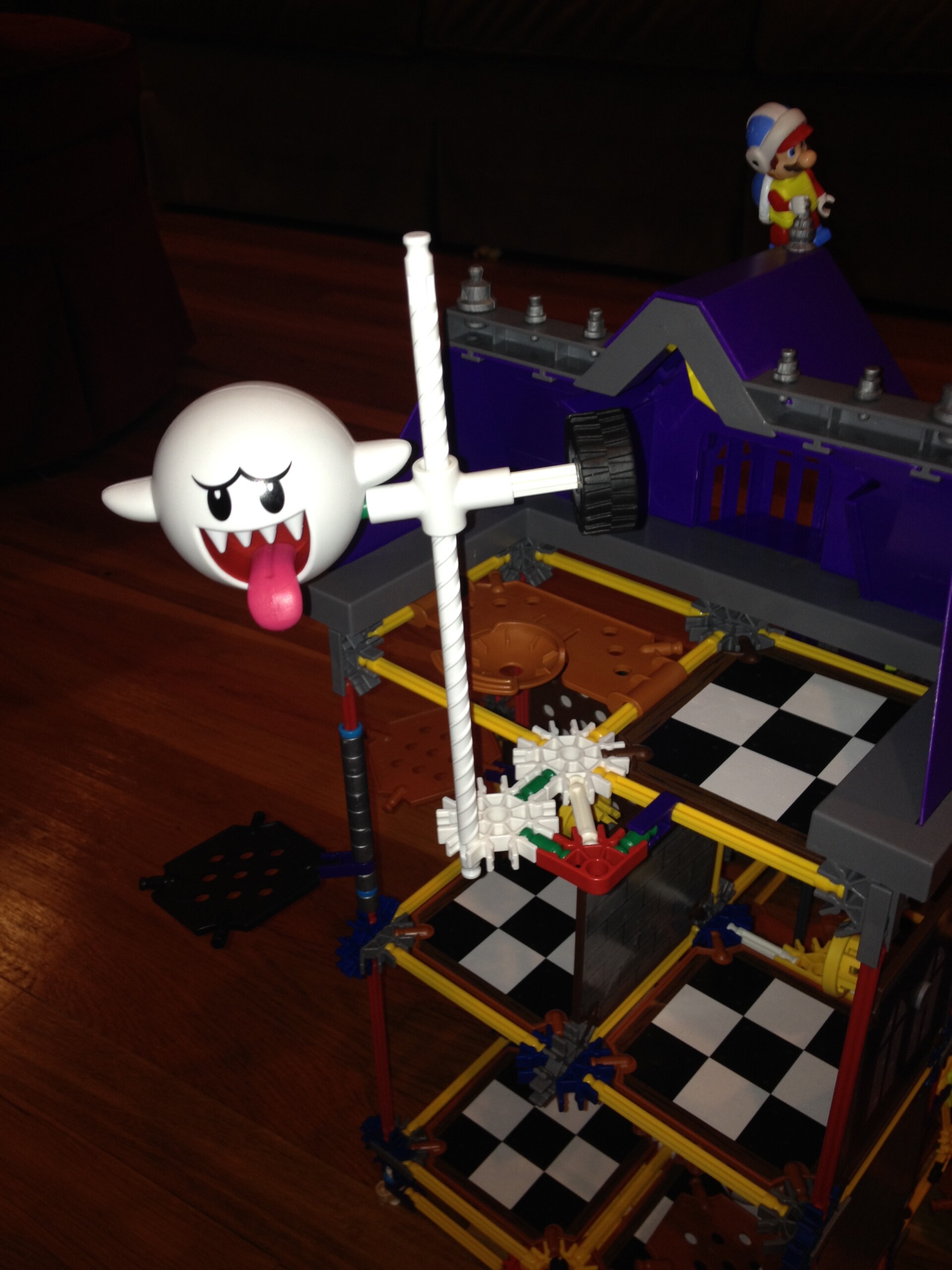 Build Your Own Knex Super Mario Ghost House With Interactive Boos ...