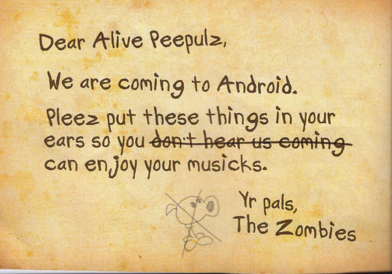 I Got a Postcard and a Gift from Some Zombies - MommysBusy.com