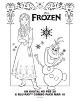 Frozen Coloring Pages and Activity Sheets - MommysBusy.com