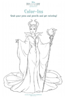 Free Maleficent Coloring Pages and Activity Sheets - MommysBusy.com