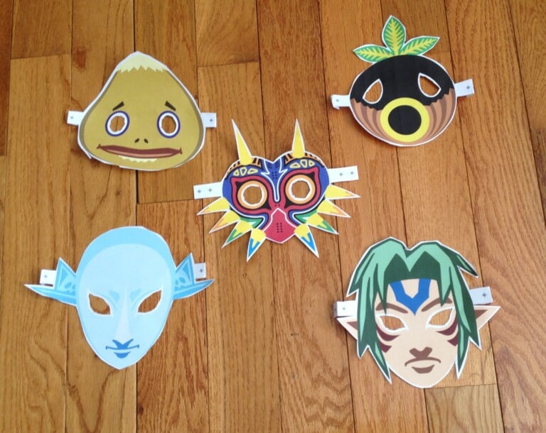 Make your Own Paper Masks from Legend of Zelda: Majora's Mask #PlayNintendo