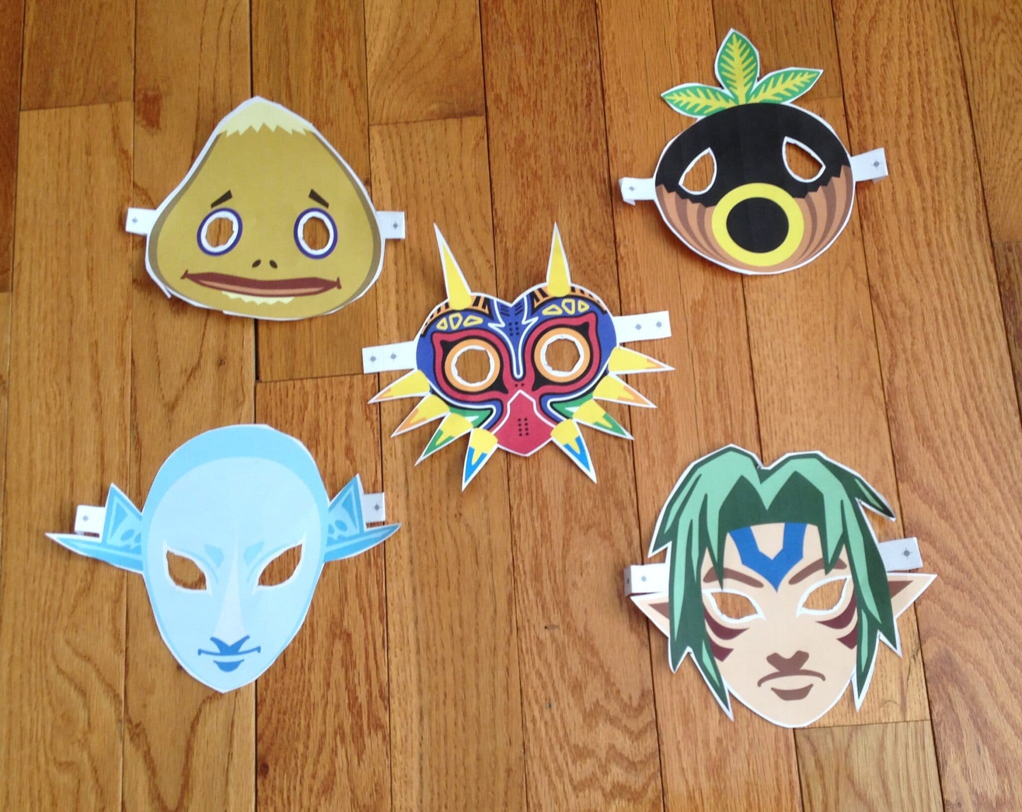 Make your Own Paper Masks from Legend of Zelda: Majora's Mask #PlayNintendo