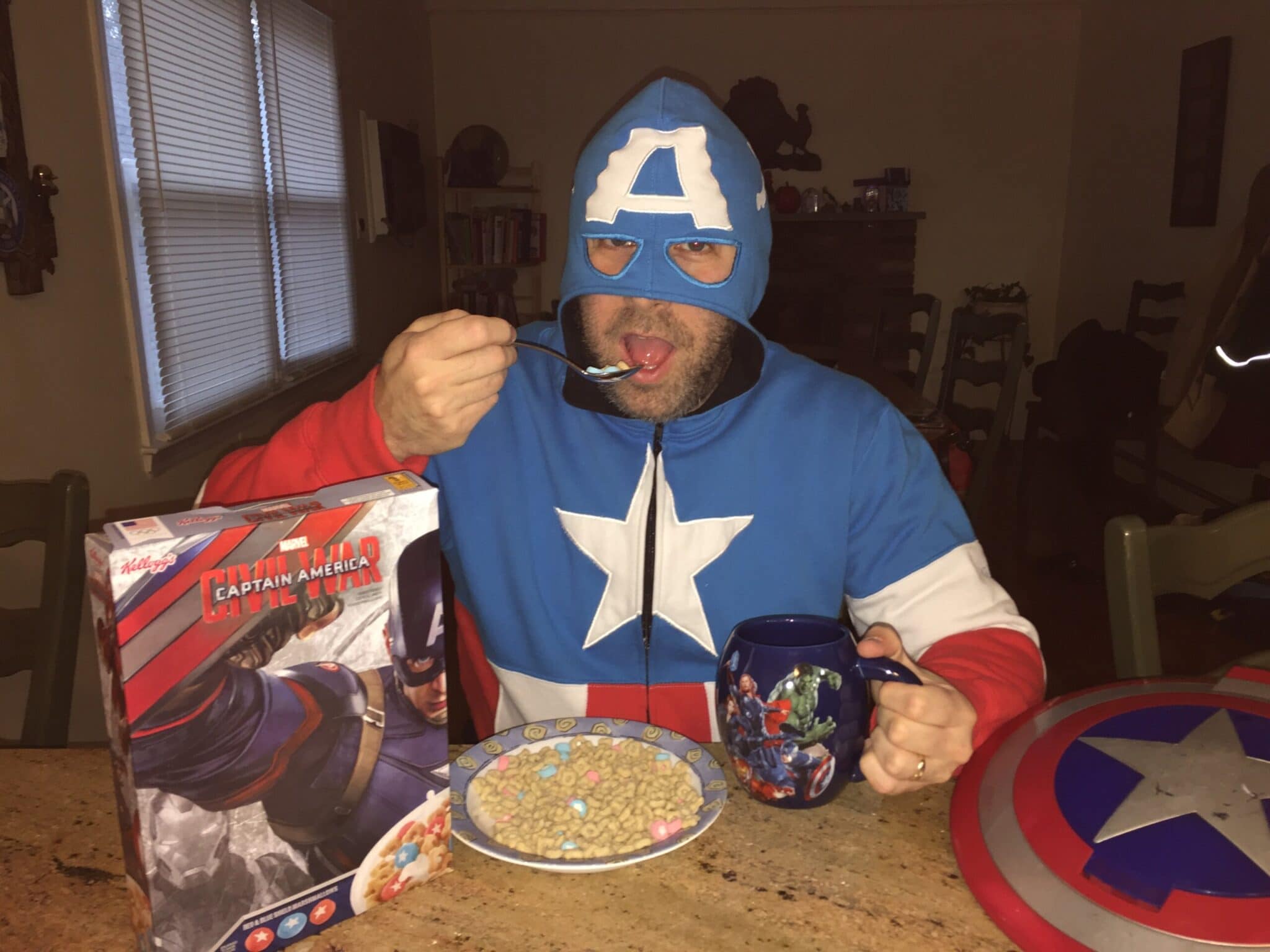 Captain America Eats Iron Mans for Breakfast - MommysBusy.com