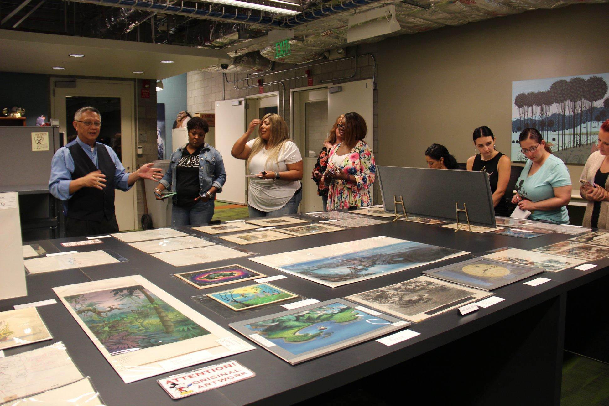 I Snuck Into the Disney Animation Research Library #PeterPanBluray ...