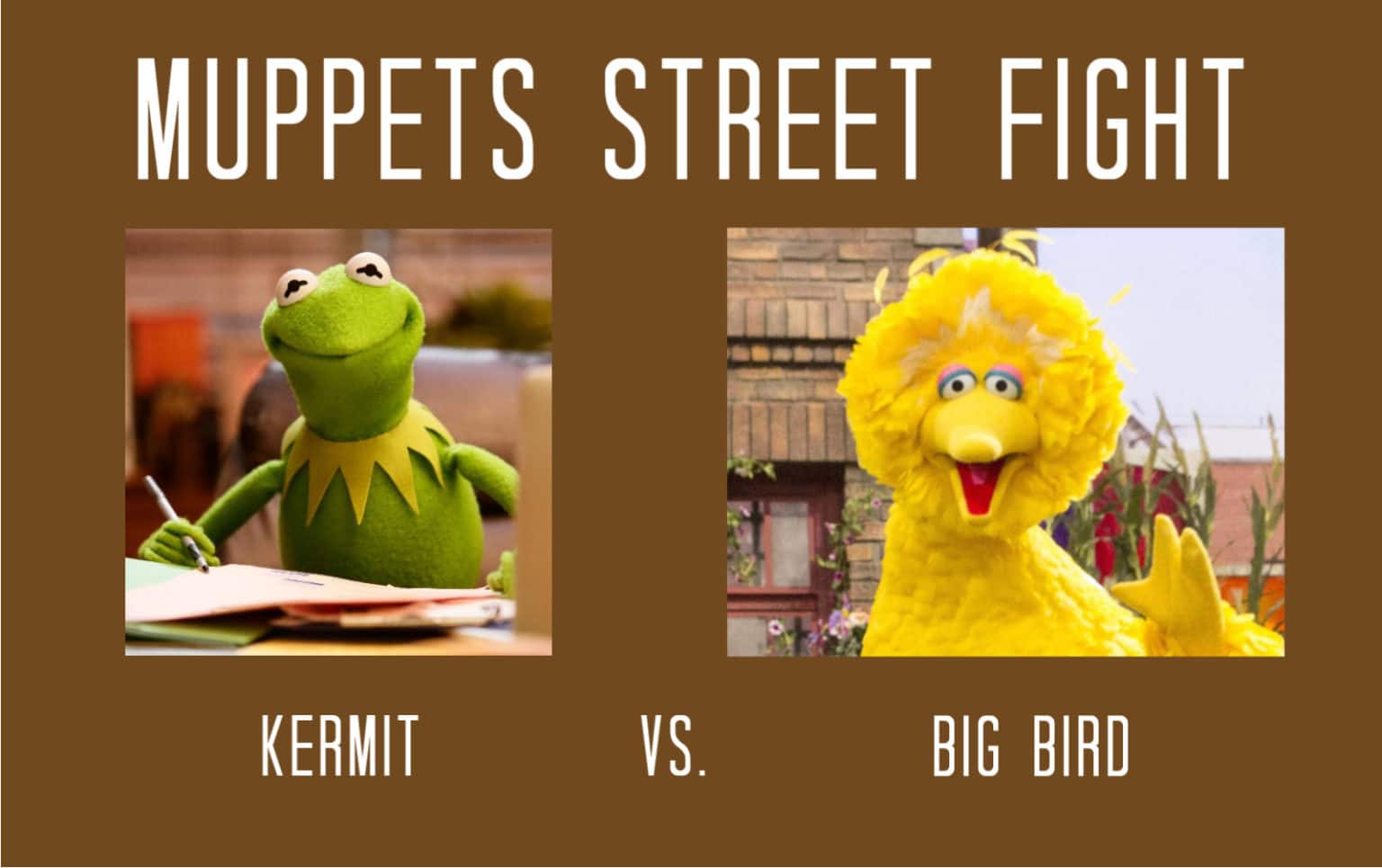 Street Fight: The Muppets vs. Sesame Street - MommysBusy.com