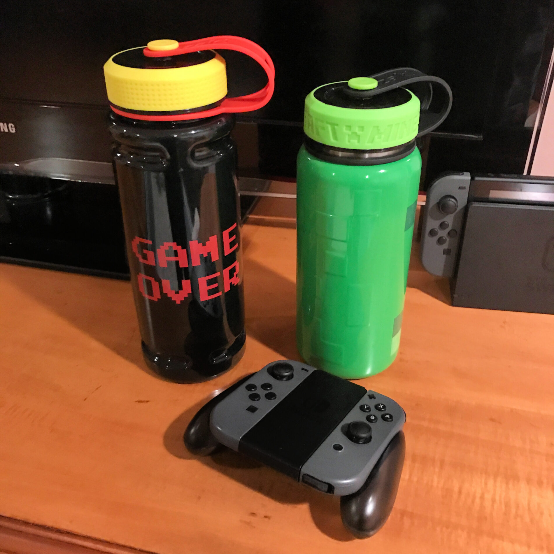 Quenching My Gaming Thirst with Minecraft and Pac-Man Water Bottles ...