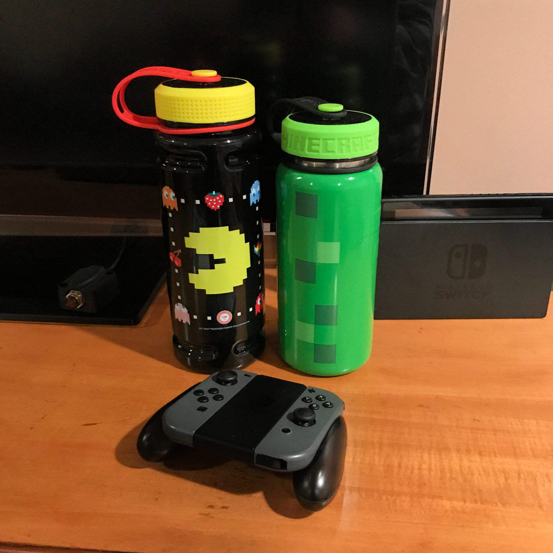 Quenching My Gaming Thirst with Minecraft and Pac-Man Water Bottles ...